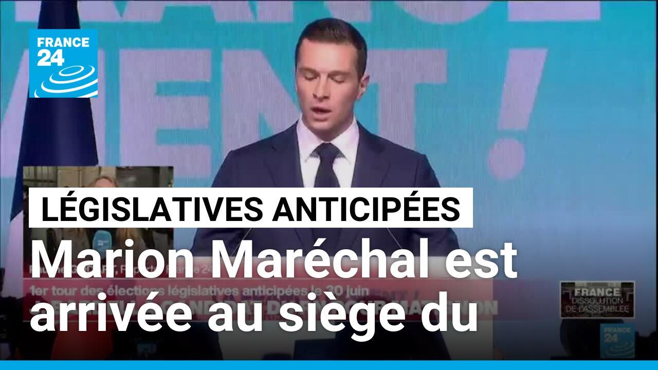 Législatives anticipées en France : Marion Maréchal est arrivée au ...
