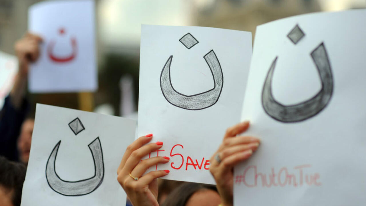 In pictures: ن - a sign of support for Iraq’s persecuted Christians