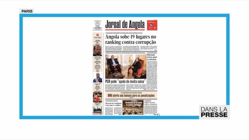 "L'Angola gagne 19 places au classement mondial contre la corruption ...
