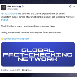 The questionable experts with the Global Fact-Checking Network, Russia ...