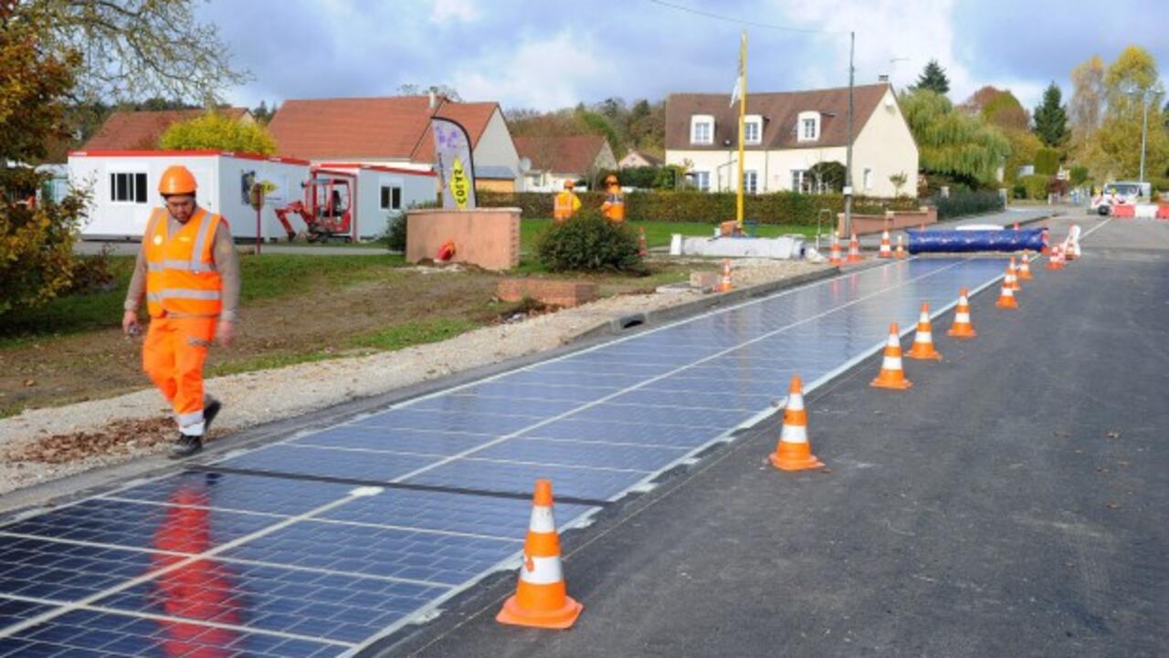 France opens world’s first solar road in Normandy
