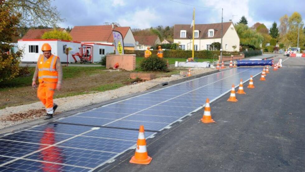 France opens world’s first solar road in Normandy
