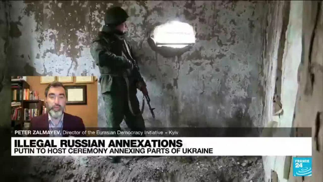 Russian Annexations: Putin hosts ceremony annexing parts of Ukraine ...