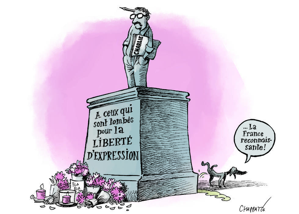 Cartoonists commemorate the Charlie Hebdo attacks, 10 years on