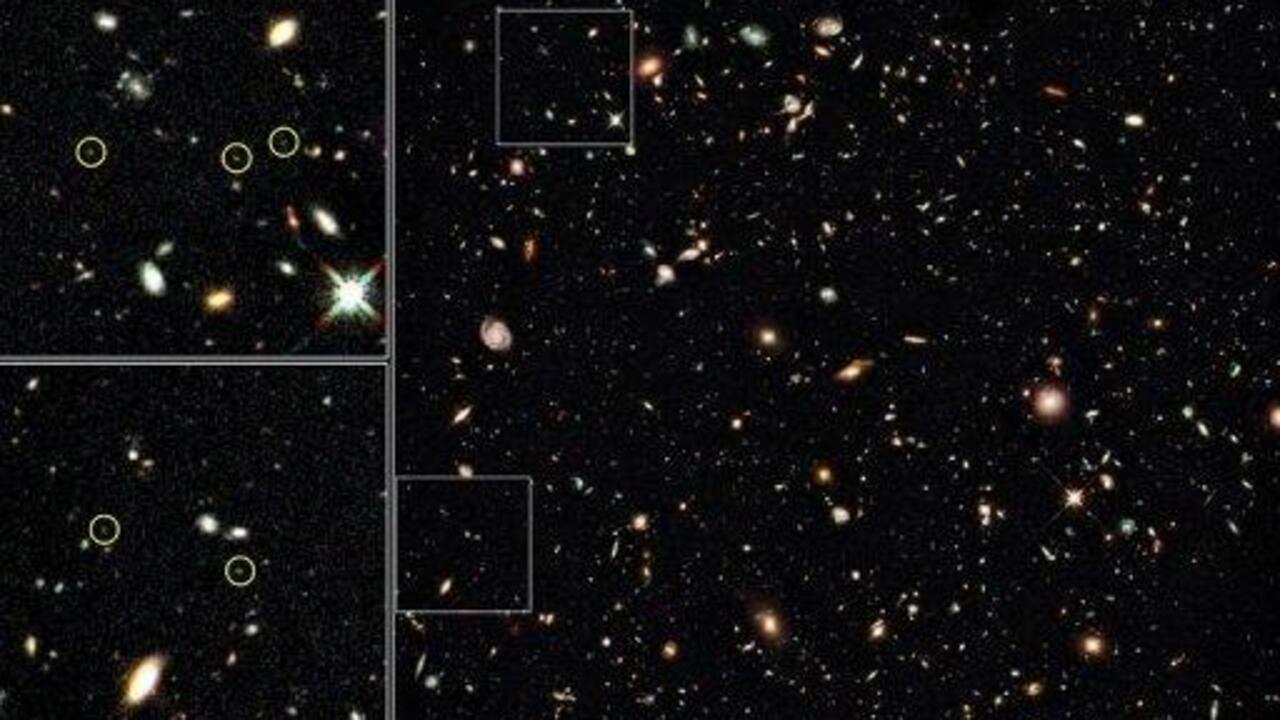 Refurbished Hubble telescope spots billion-year-old galaxies