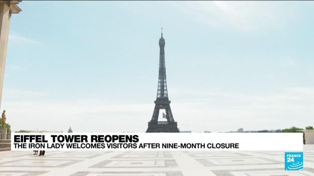 Eiffel Tower reopens after eight-month Covid closure - France 24