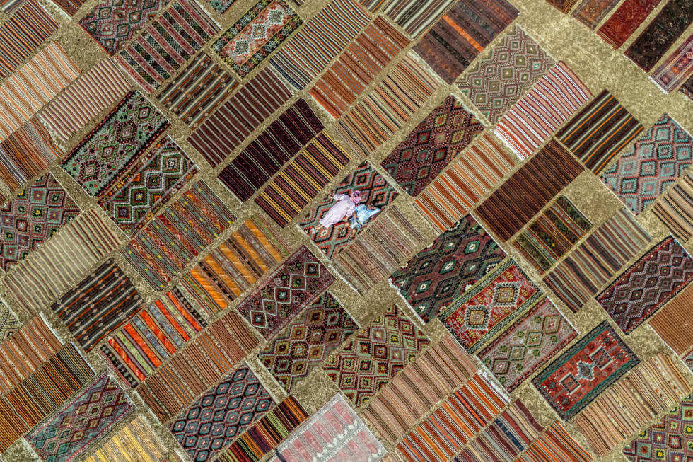 The Bright Side: Thousands of carpets sunbathe at Turkey resort to ...