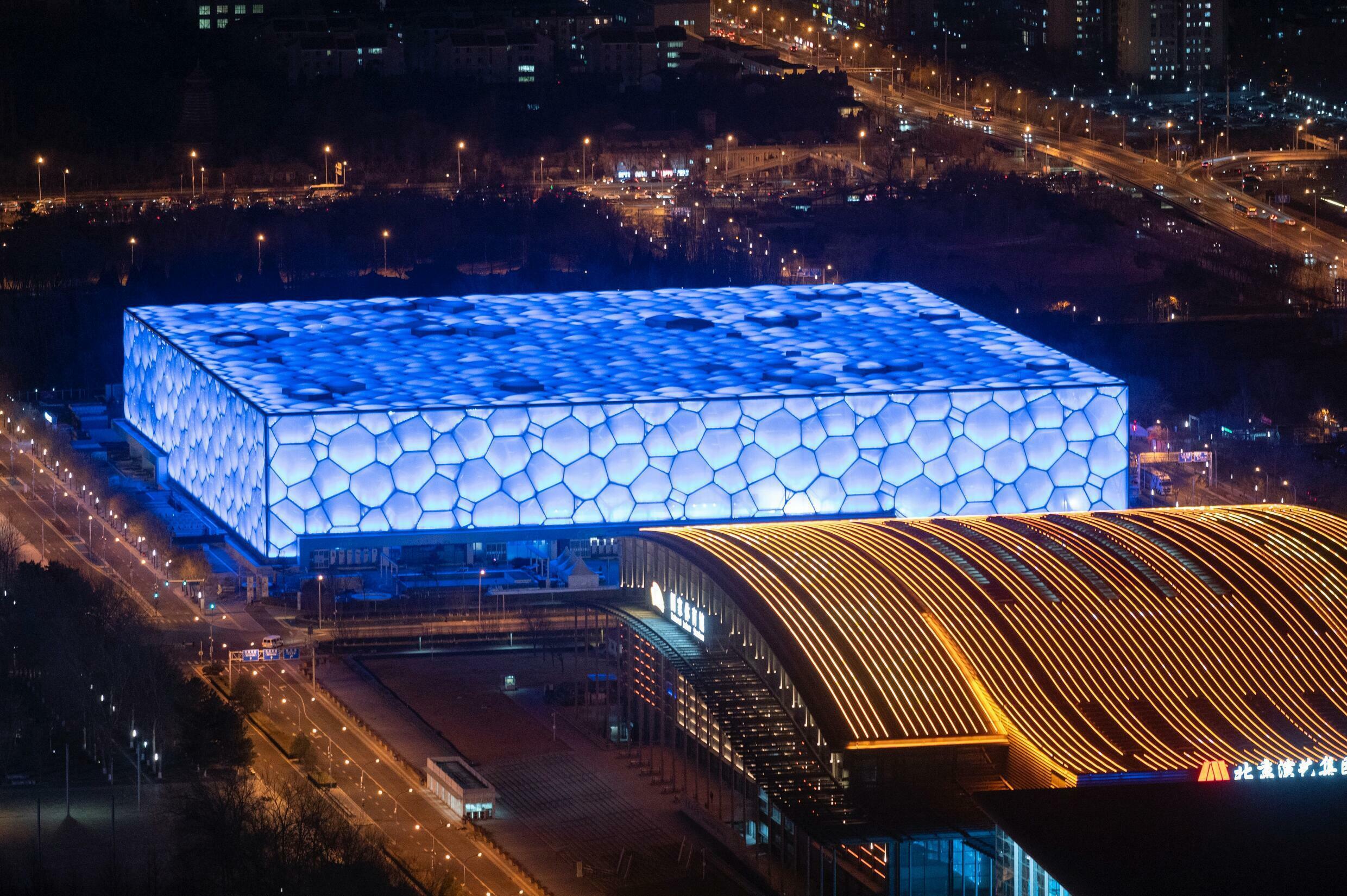 Beijing Olympic venues - Bird's Nest, Ice Ribbon and bullet trains