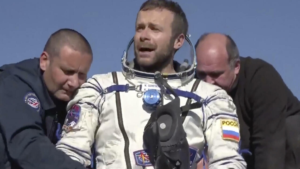 Russian filmmakers land back on Earth after 12-day shoot on ISS
