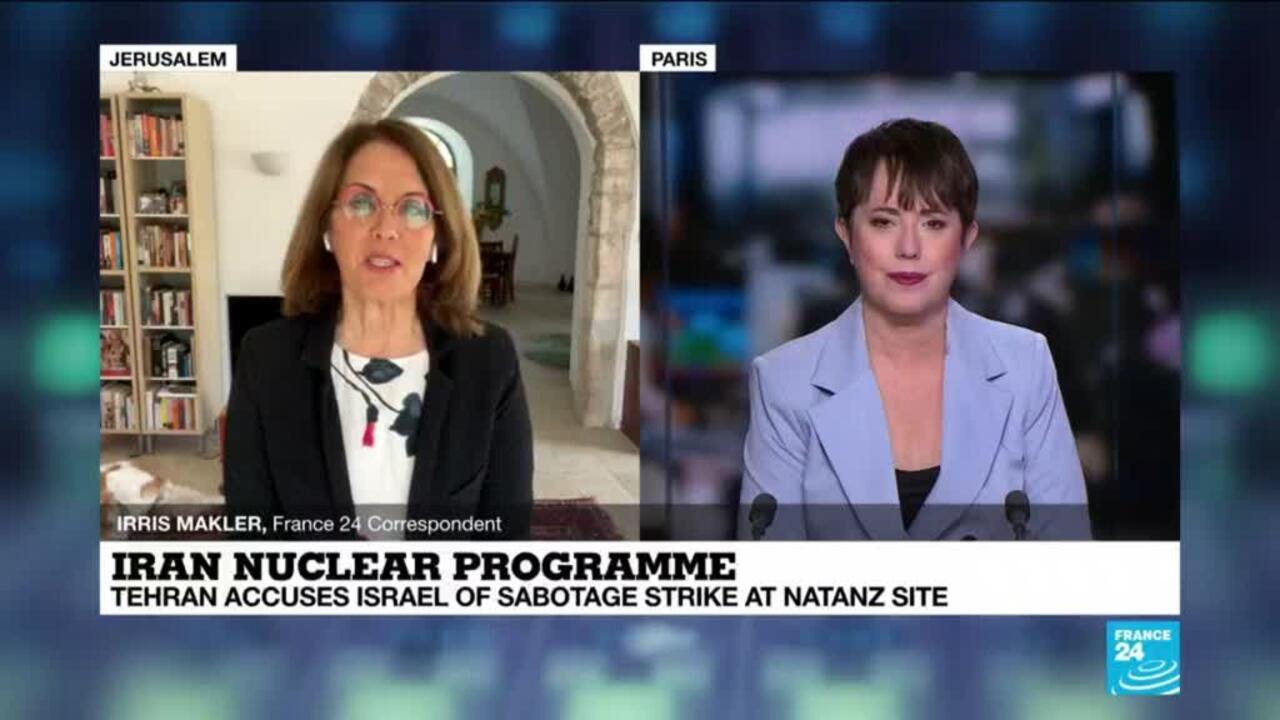 Iran blames Israel for attack on Natanz nuclear site