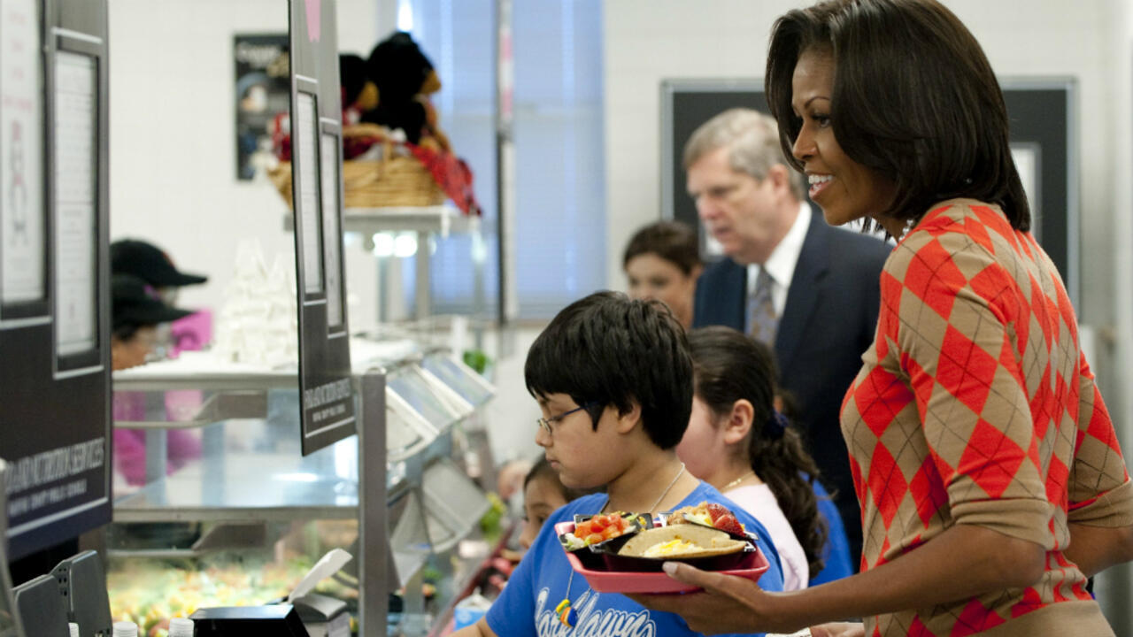 Trump rolls back Michelle Obama’s healthy US school food scheme, axes ...