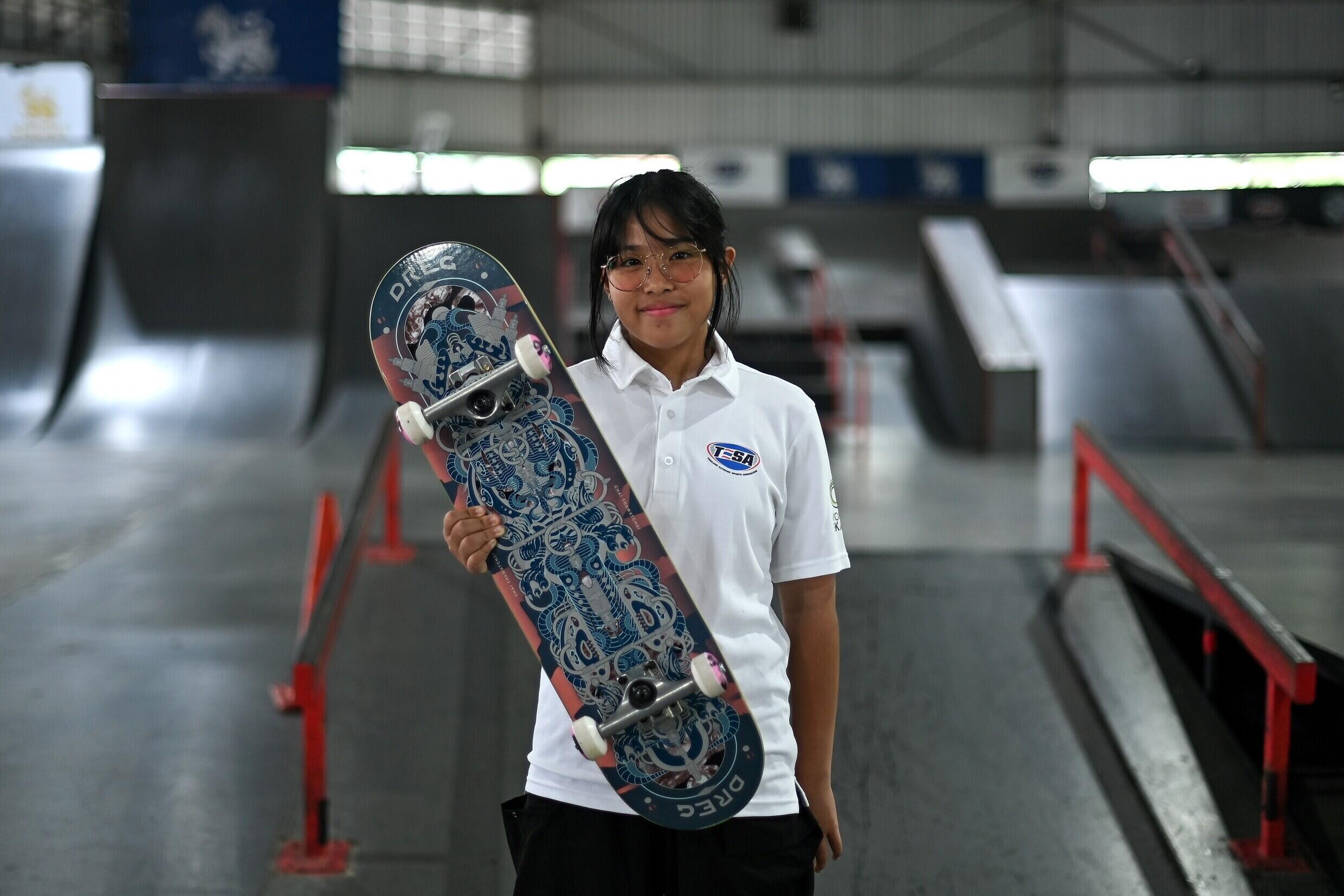 'I made it': Thai 12-year-old fulfils Olympic skateboard dream