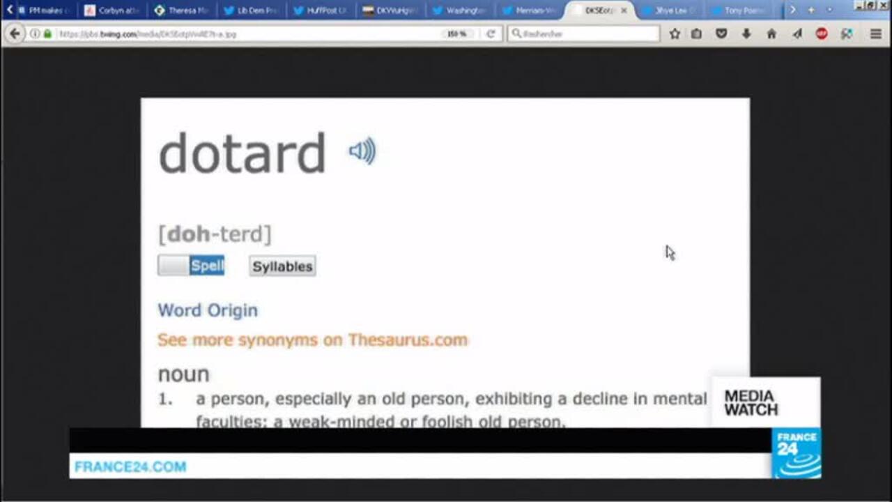 Searches for definition of "dotard" soar after Kim Jong-un insults ...