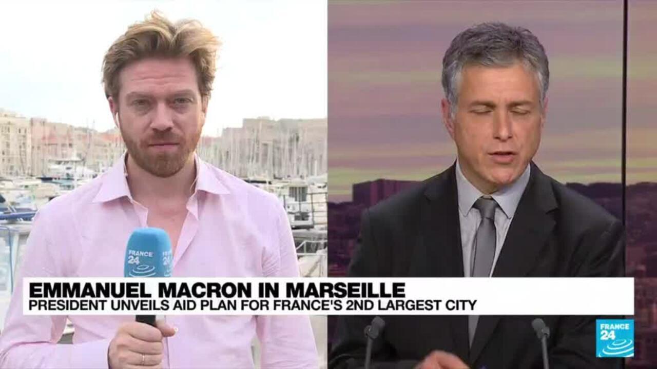 Macron vows to ‘harass’ traffickers to rid Marseille of drug crime ...