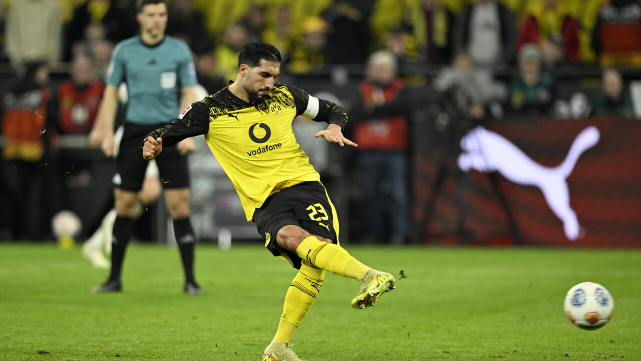 Last-gasp Can penalty gives Dortmund win against St Pauli