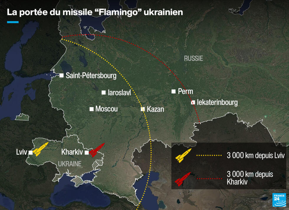 Flamingo, le missile à très longue portée "made in Ukraine" entre en action