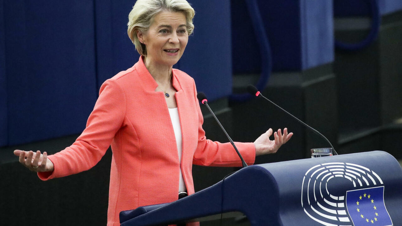 "En la crisis del siglo, decidimos ir juntos": Ursula von der Leyen presume de Europa