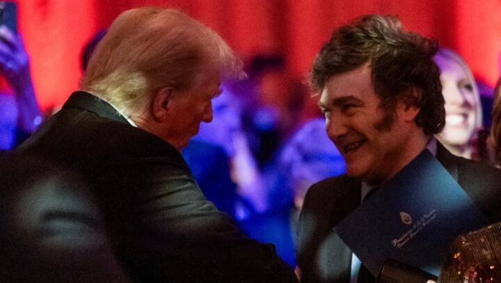 Así fue el encuentro Trump-Milei, primer presidente en reunirse con el ...