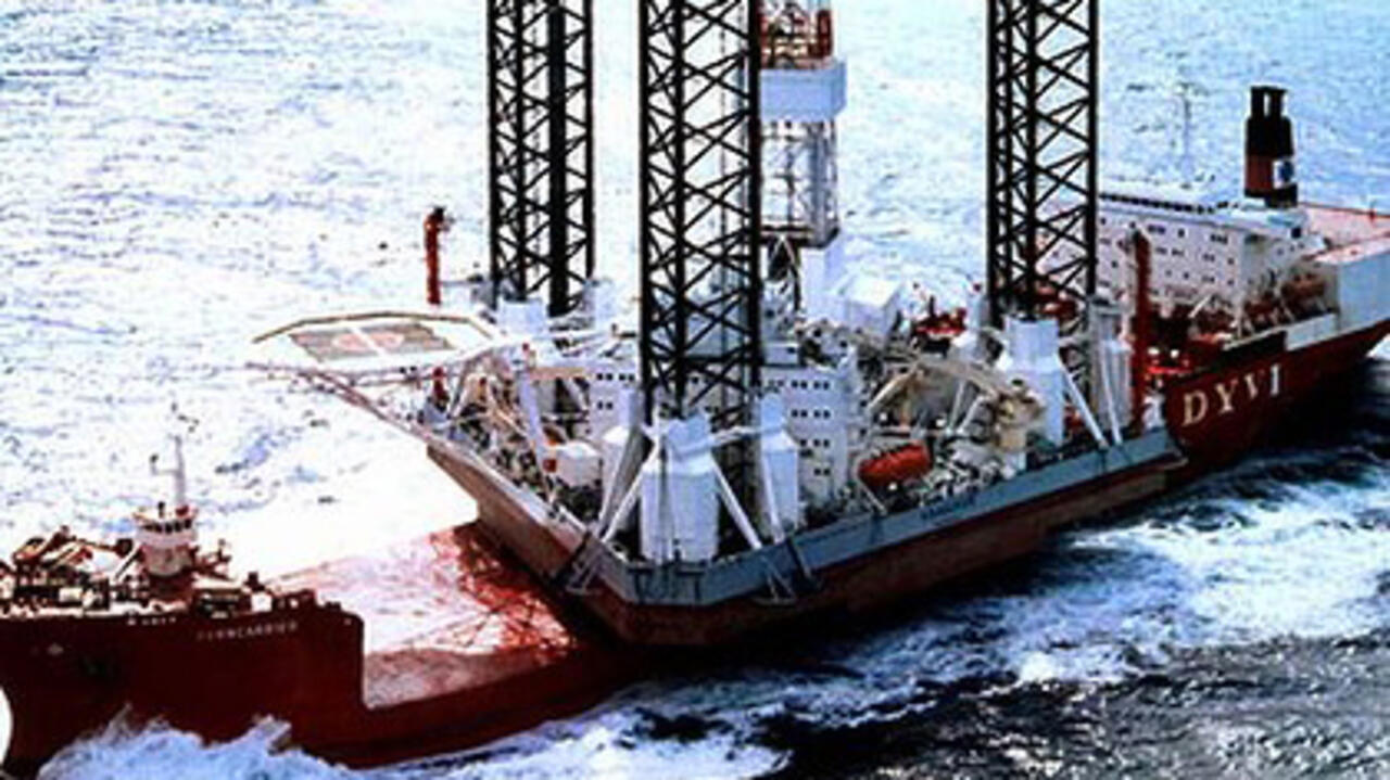 Dozens of capsized oil rig crew feared drowned in icy waters