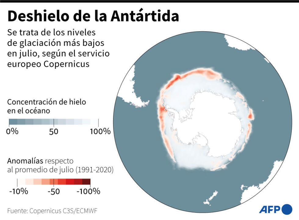 Antártida: temperaturas récord y derretimiento de la banquisa ponen en ...