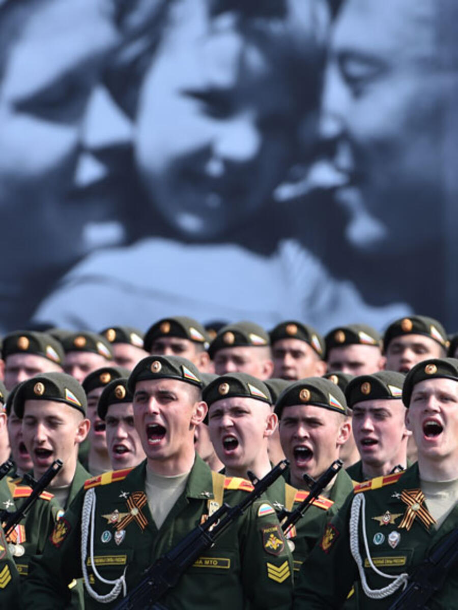 Soviet Military Parade Russia Celebrates WWII Victory Day With