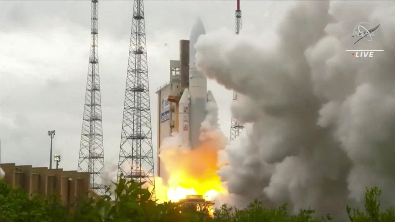 Ariane 5 blasts into space on final flight amid Europe rocket crisis