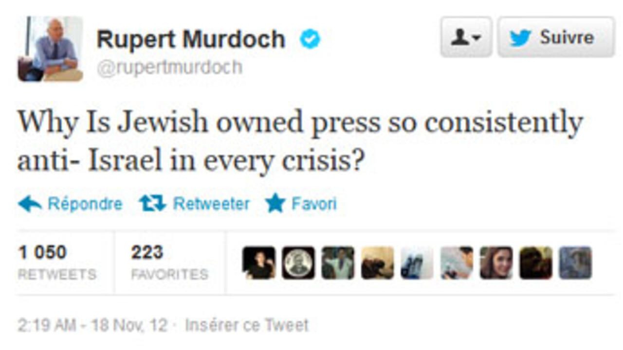 Murdoch apologises again for tweet on 'Jewish press' - France 24