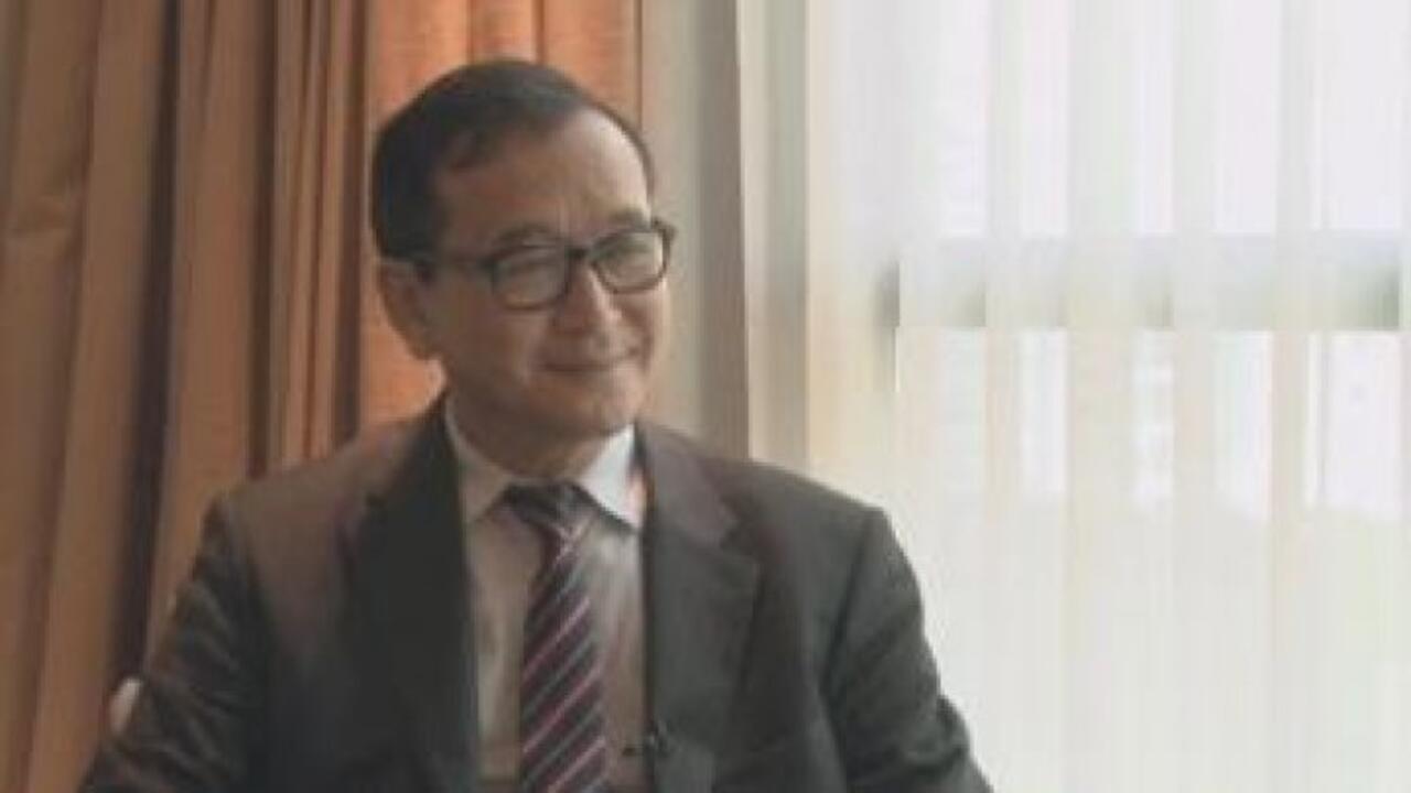 L'opposant cambodgien en exil Sam Rainsy a été gracié