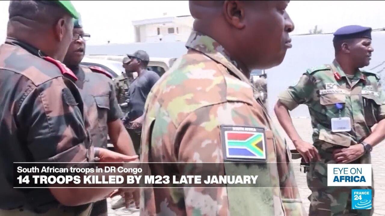 DR Congo: 14 South African troops killed by M23 in late January - Eye on Africa