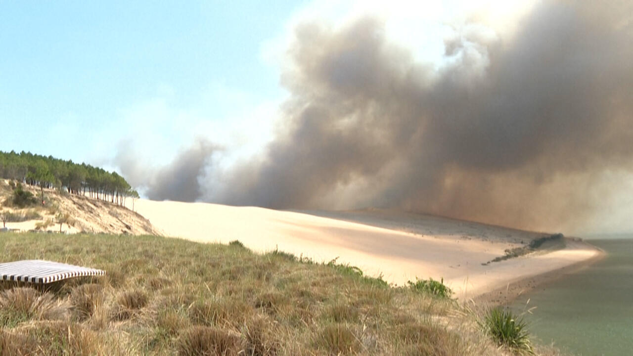 Wildfires in France: Flames reach Europe’s biggest sand dune - France 24