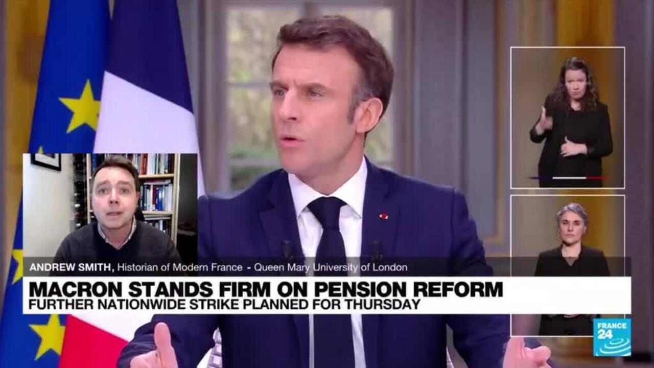 Macron holds firm on pension reform bill as protests escalate