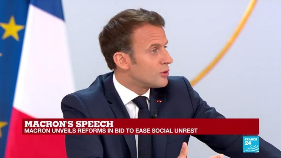 Macron press conference: 'There are parts of society that have fallen ...