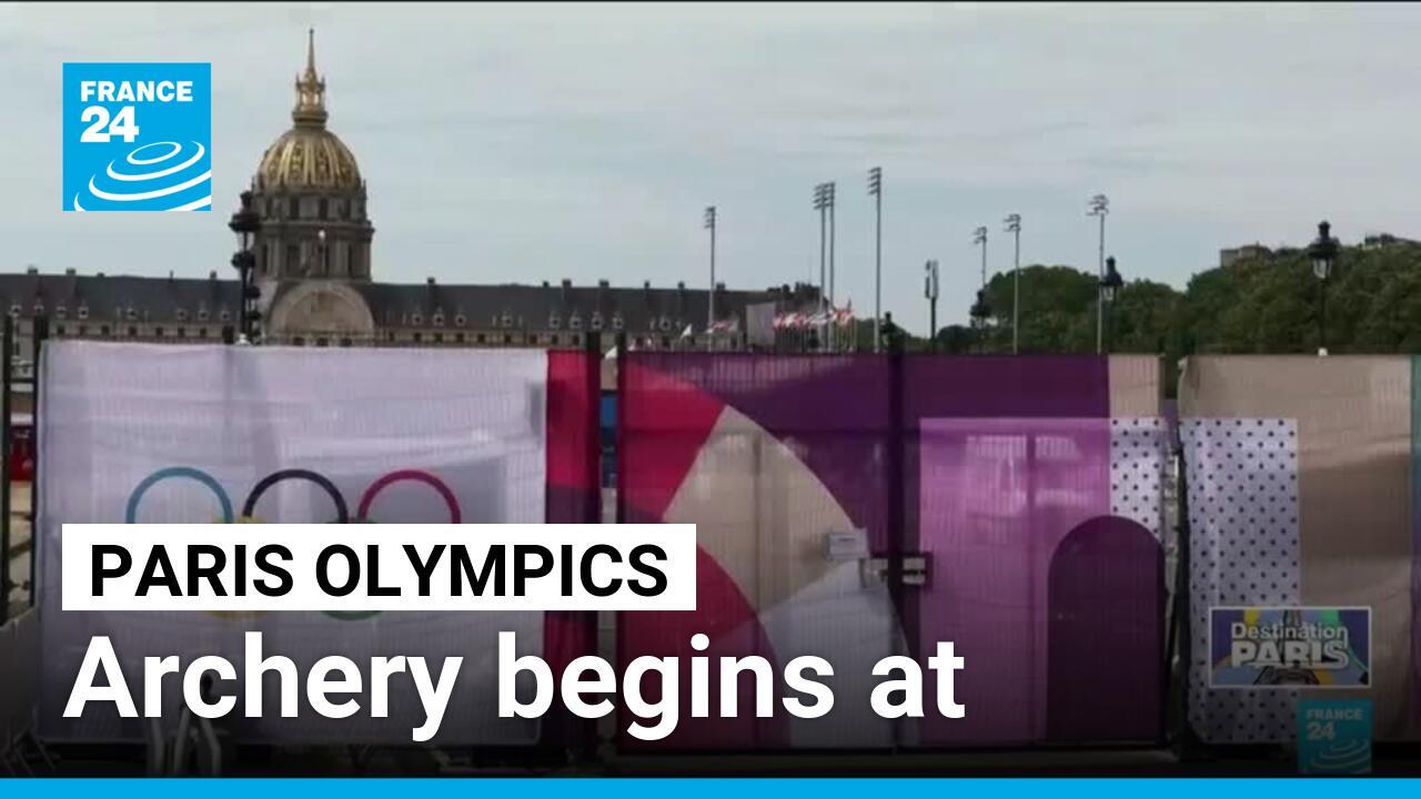 Olympic Games: Archery competition begins at Invalides - France 24