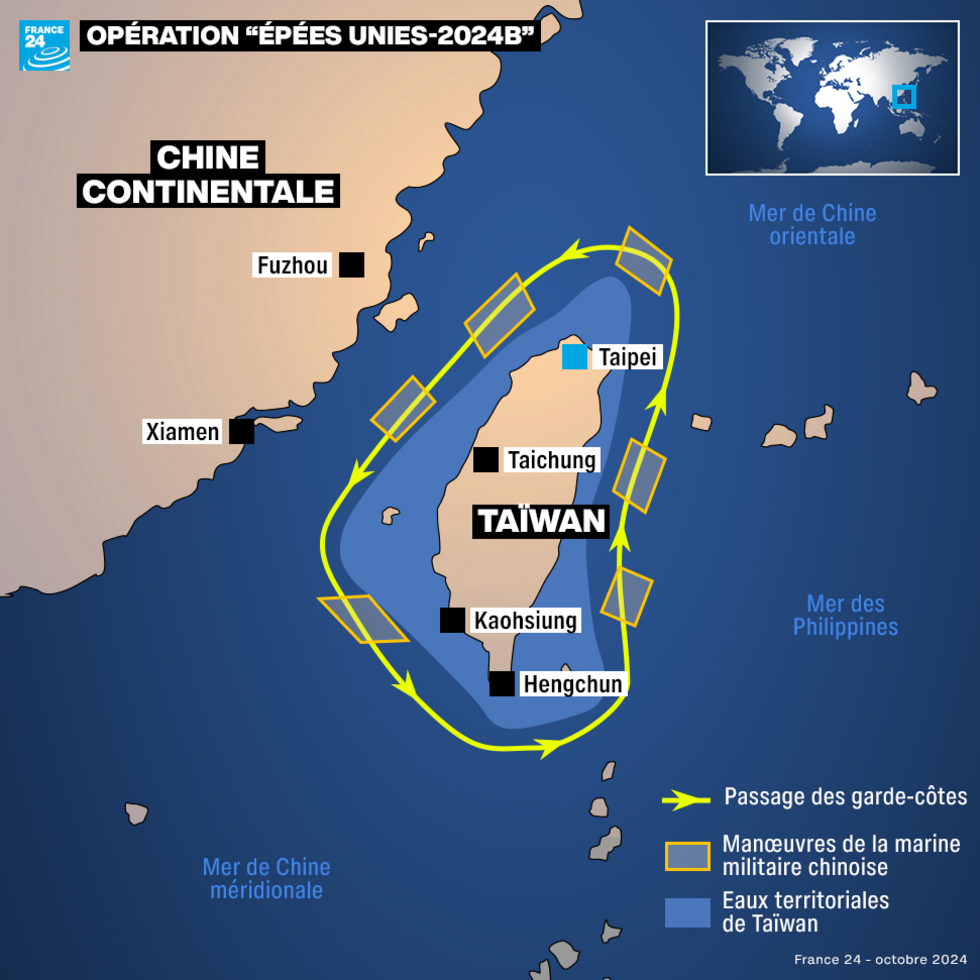 Simulation de blocus de Taïwan : l'art chinois de ne pas aller trop loin