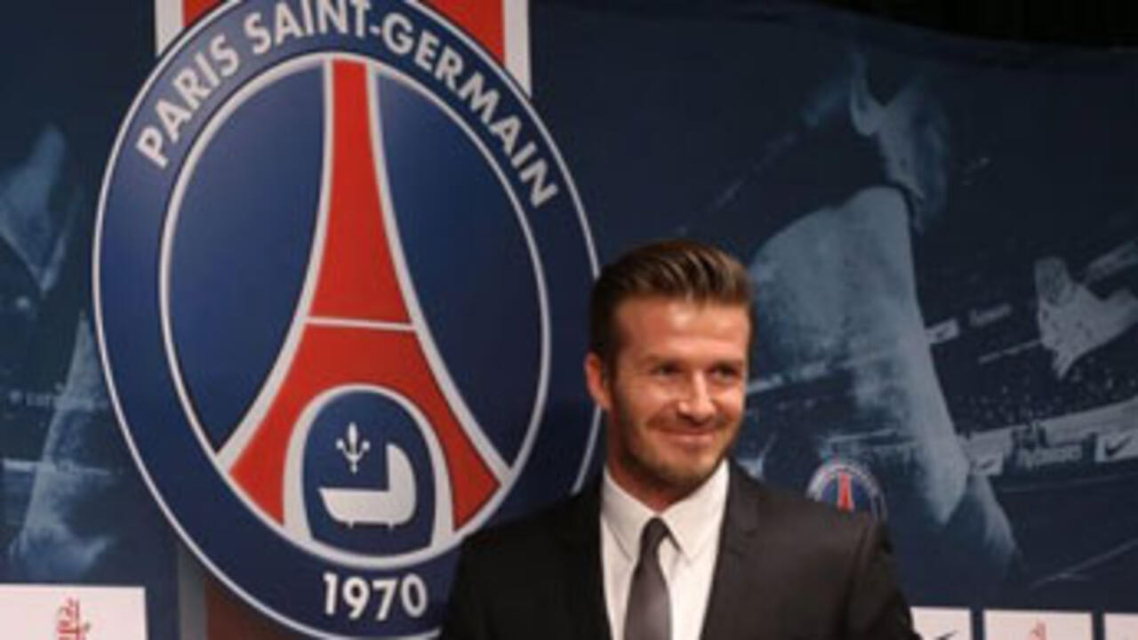 Ligue 1 : David Beckham signe au PSG - France 24