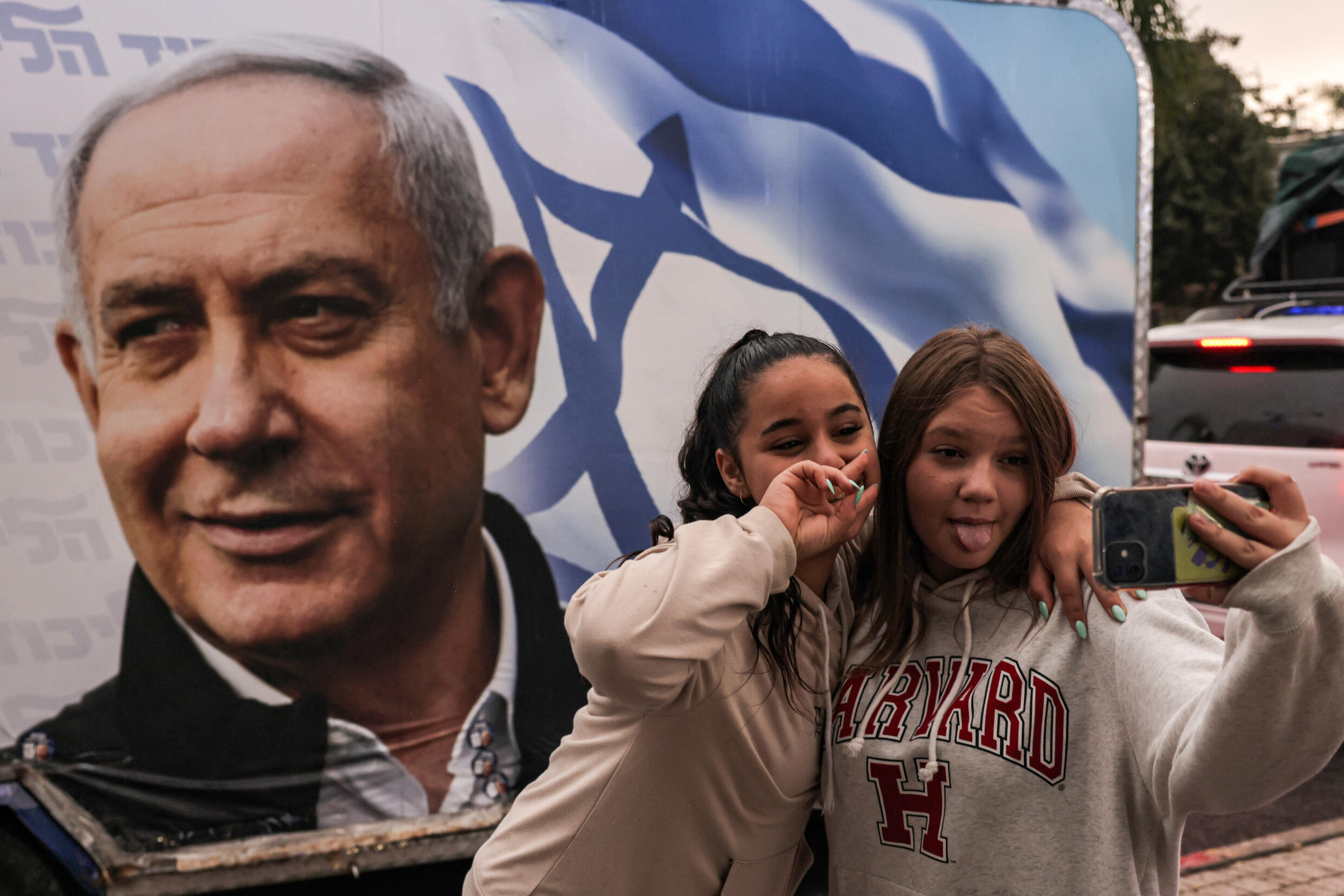 Israel's hawkish right-wing veteran 'Bibi' Netanyahu
