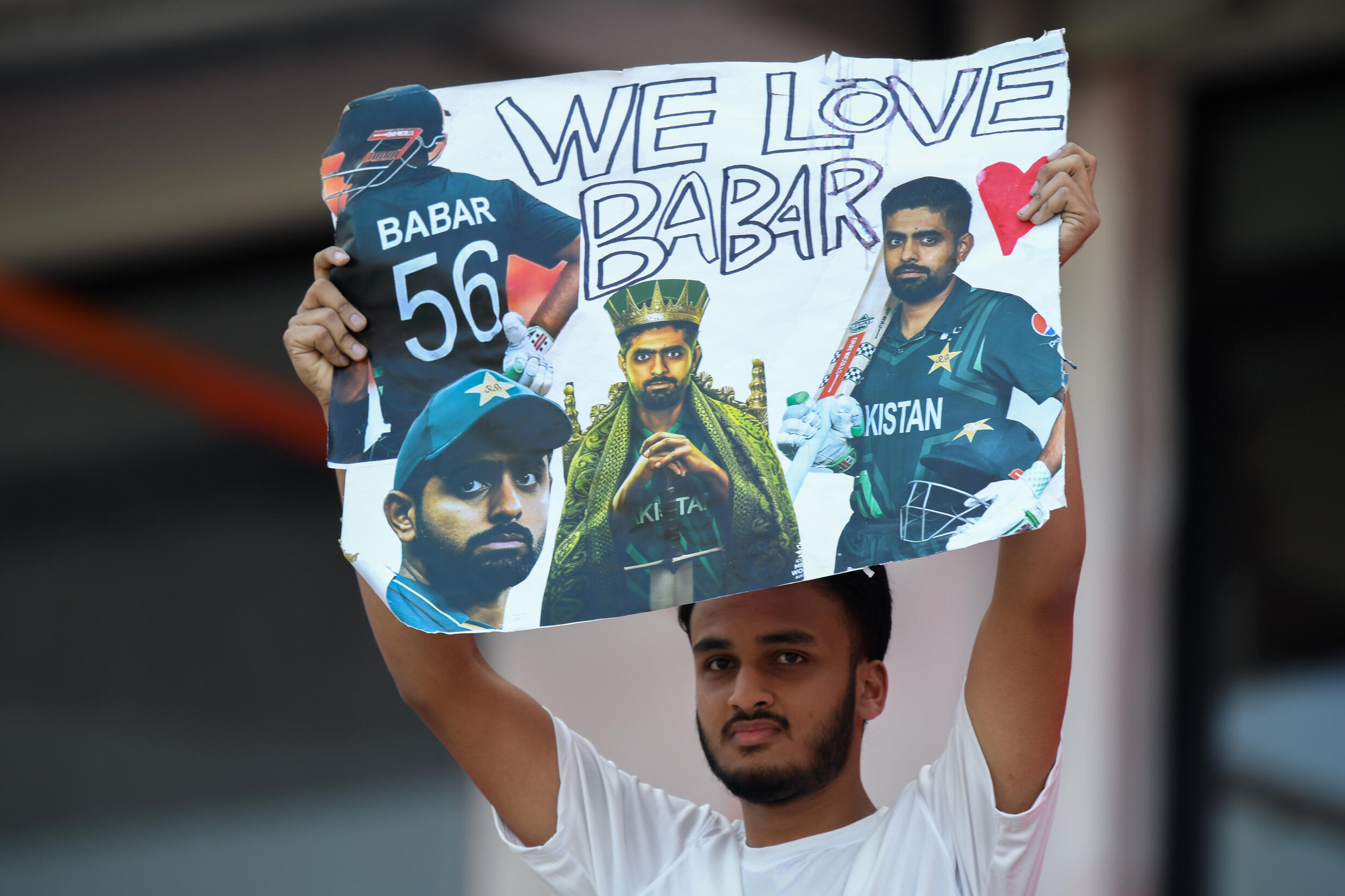 Standing out in the crowd - a Pakistan fan at India's World Cup