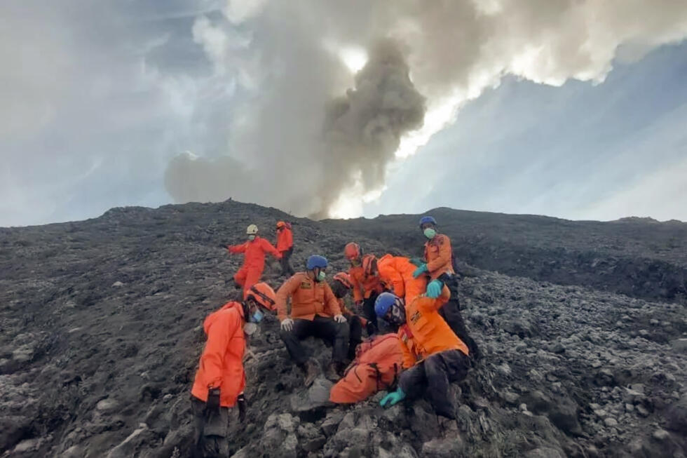 Indonesia rescuers find last missing hiker on volcano, toll rises to 23