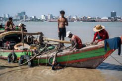 The Myanmar 'water brothers' salvaging shipwrecks on the tide