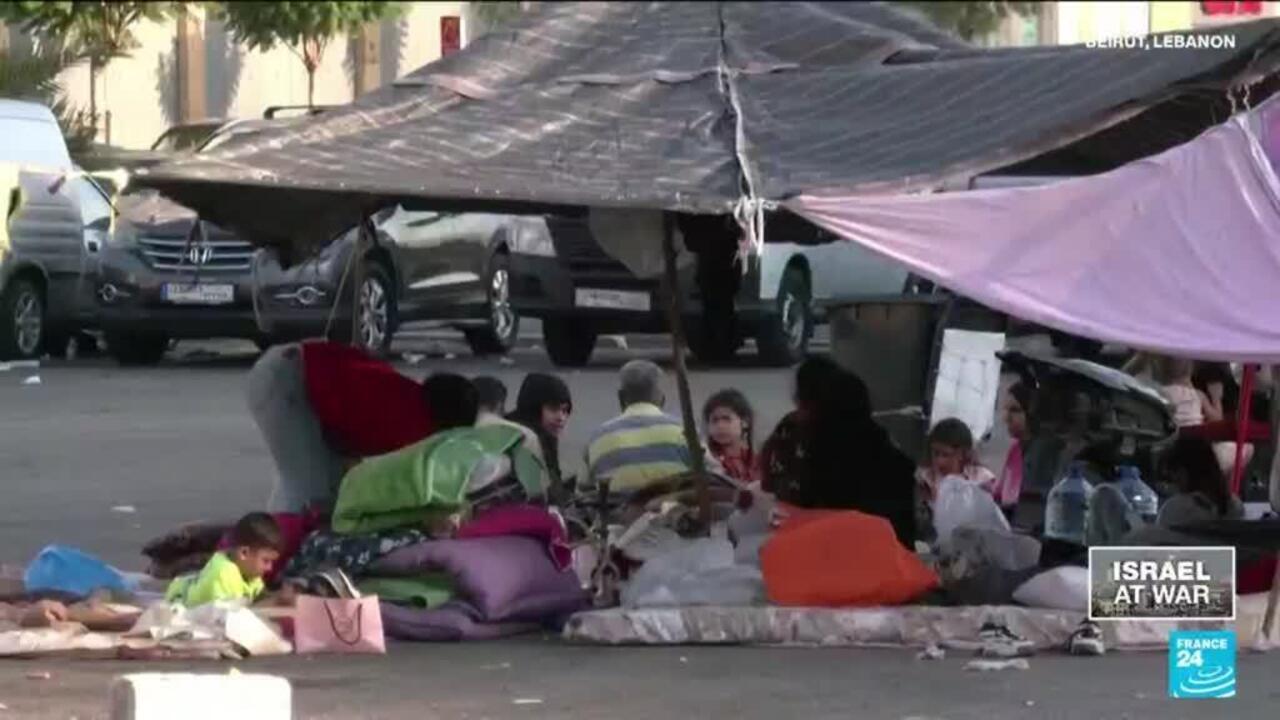 Lebanon: Services overwhelmed as hundreds of thousands flee fighting - France 24