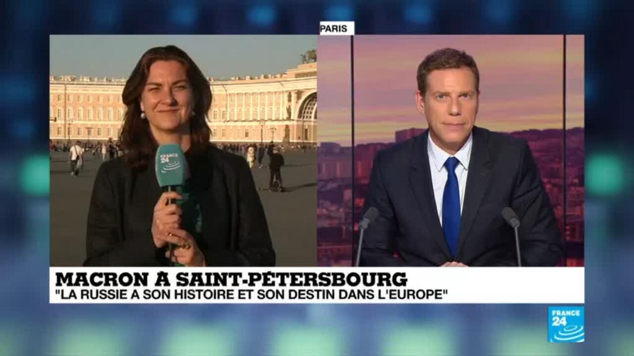 Emmanuel Macron veut "ancrer dans l'Europe" la Russie de Vladimir Poutine