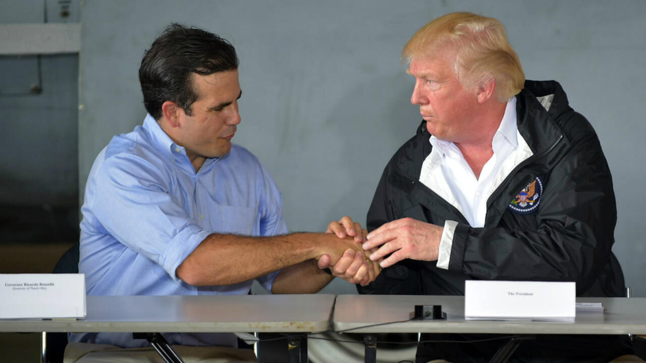 Trump claims Hurricane Maria death toll made up by Democrats