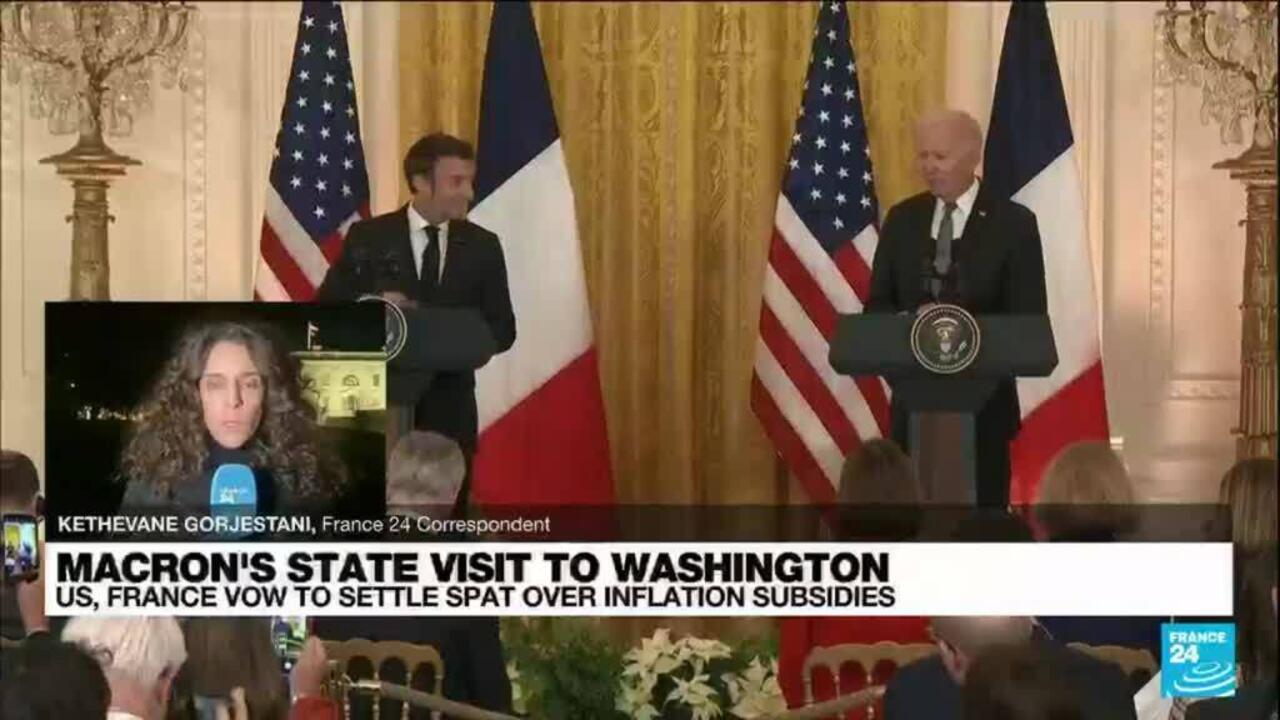 'Personal friendship, political partnership': Macron meets Biden in ...