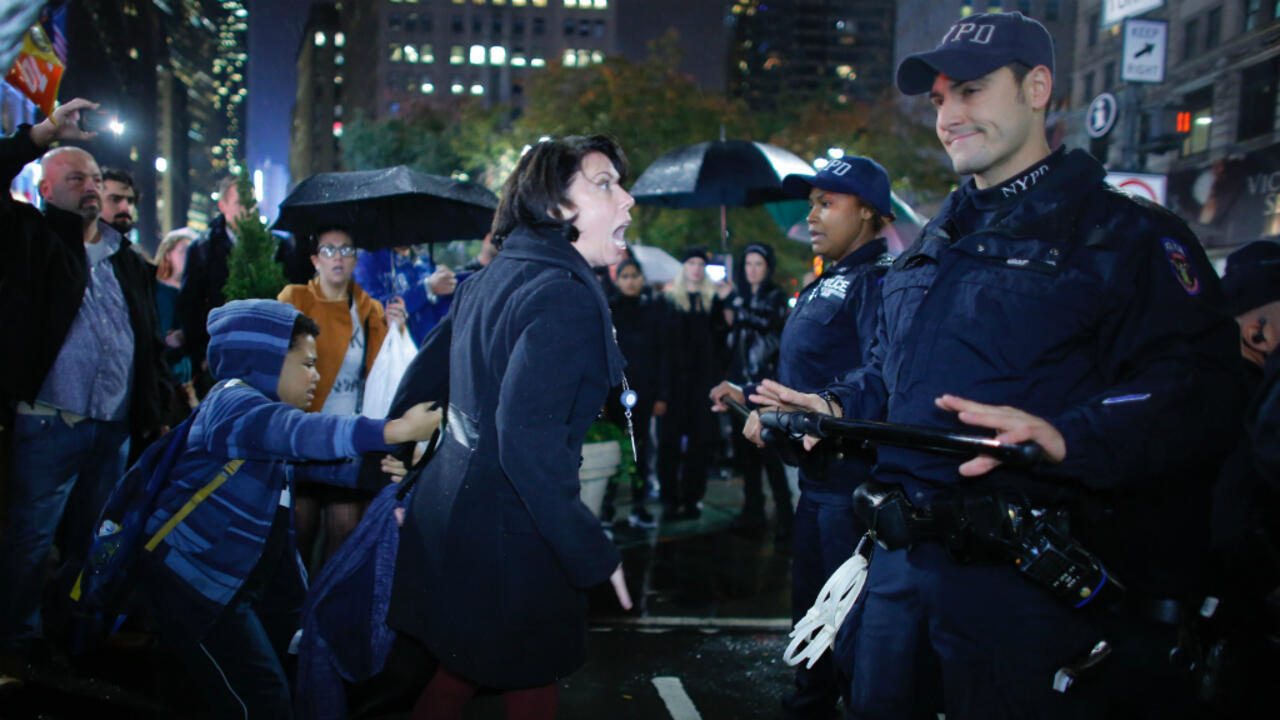 Angry protests erupt across the US after Trump election win