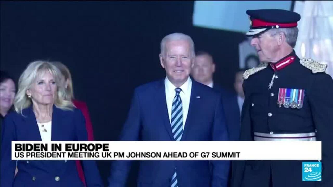 US President meeting UK PM Johnson ahead of G7 summit - France 24
