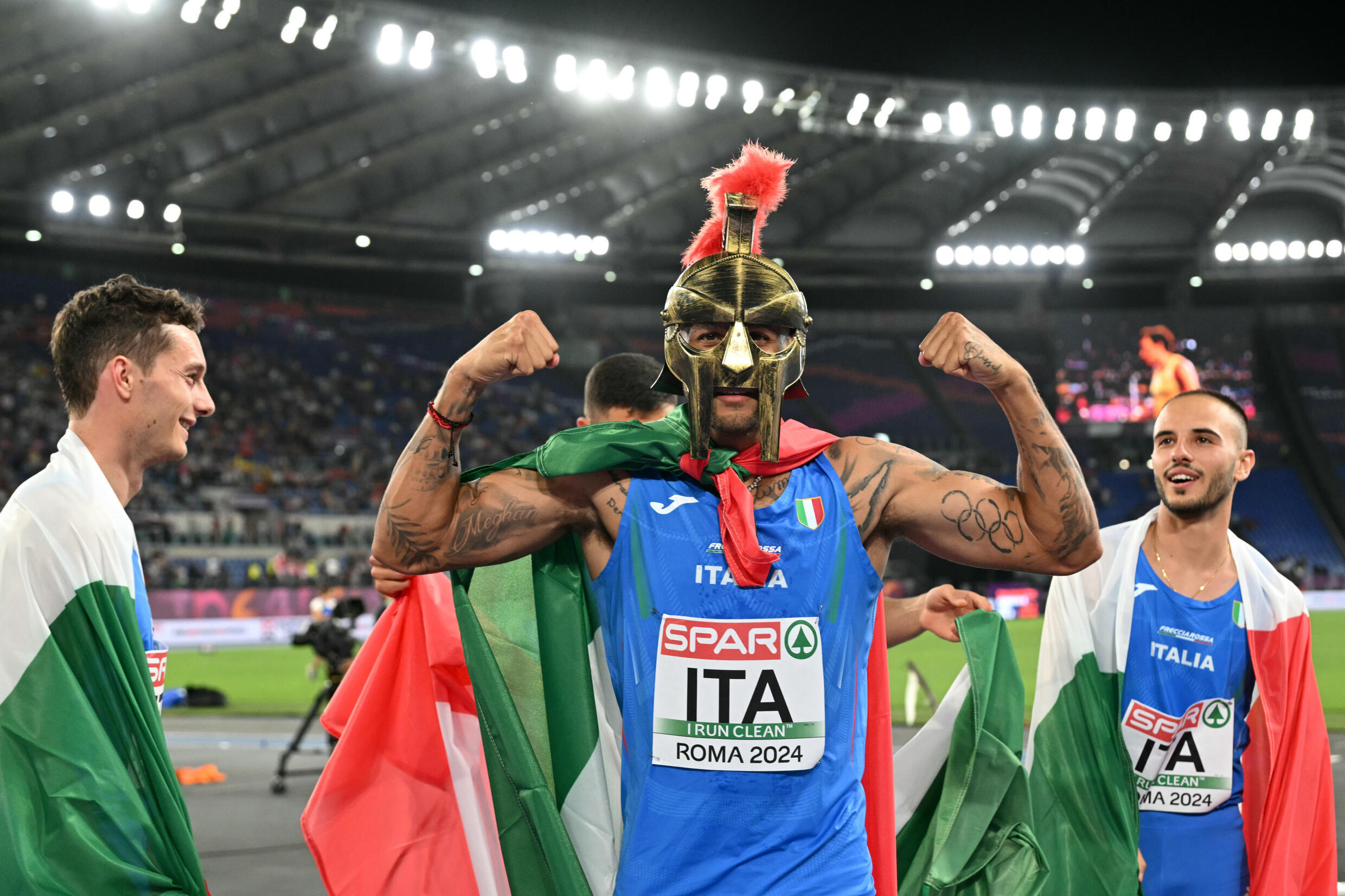 Marcell Jacobs, the much-maligned defending Olympic 100m champion