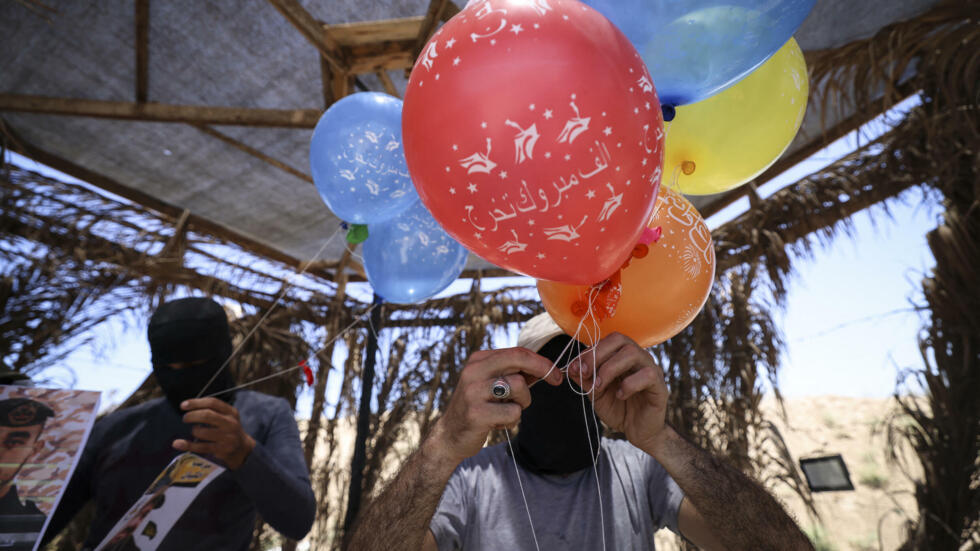 Israel launches air strikes on Gaza after incendiary balloons spark ...