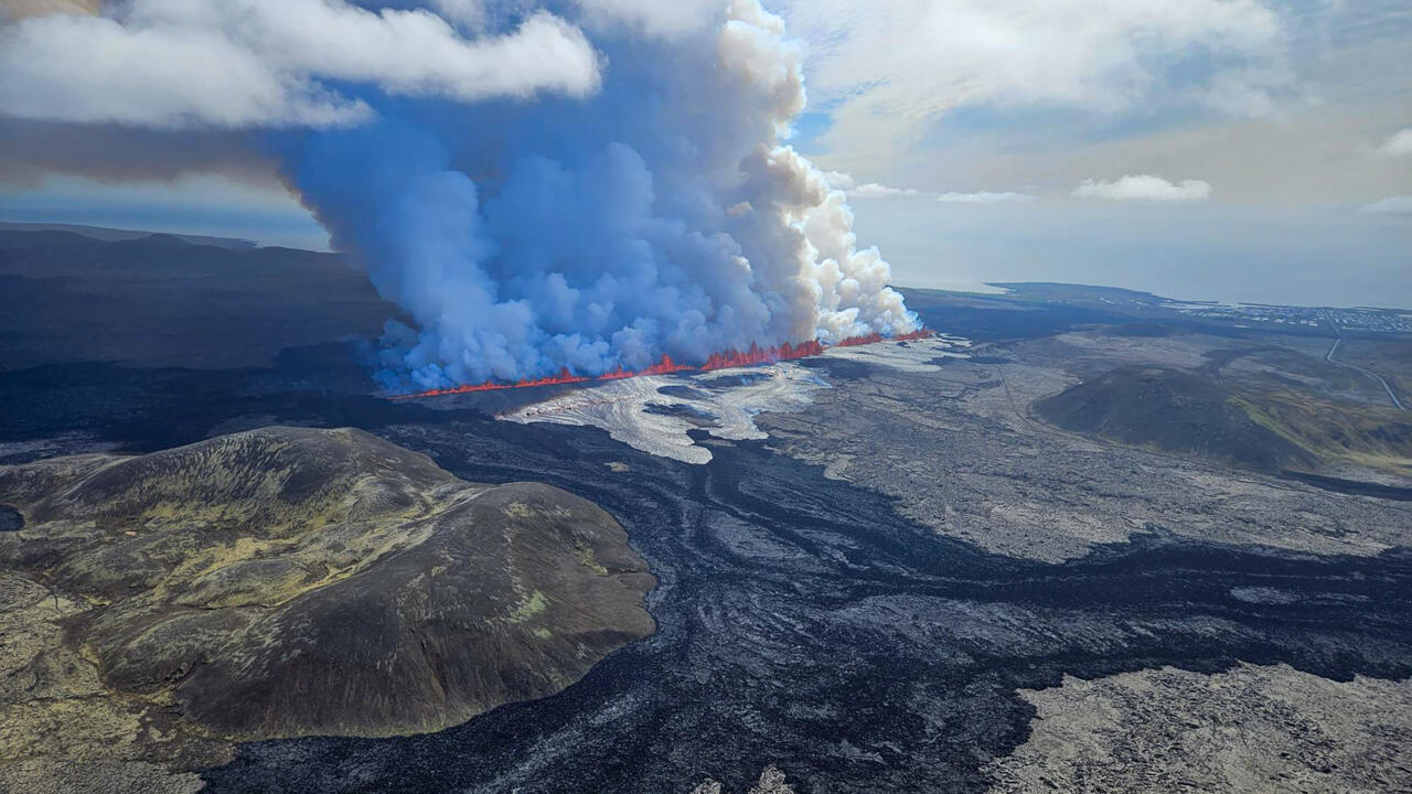 Islande : une nouvelle éruption volcanique sur la péninsule de Reykjanes