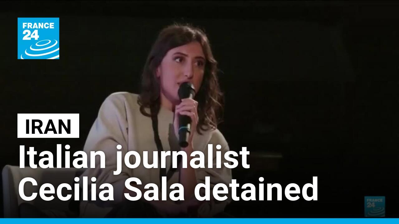 Italian journalist Cecilia Sala detained by police in Tehran - France 24