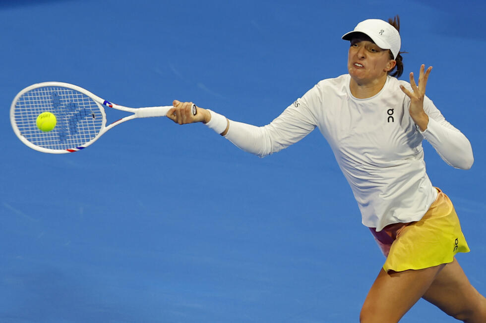 Swiatek's Doha reign ended by Ostapenko in semis